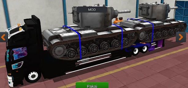 Bussid truk muat tank