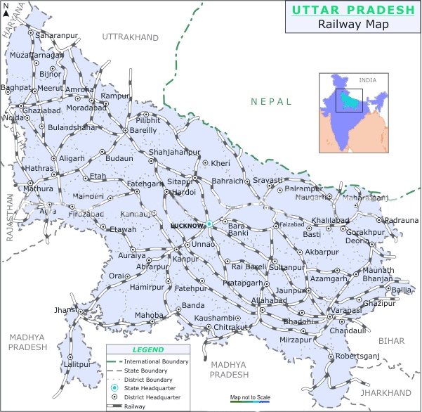 Centre allocates Rs.4185 Crore for railway infrastructure in UP - IRCTC ...