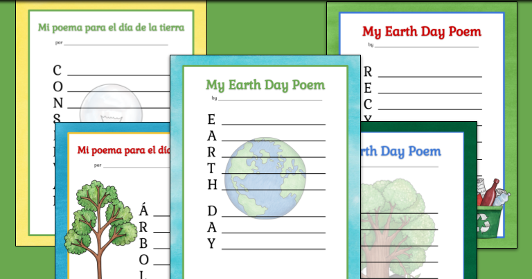 Mommy Maestra Earth Day Bilingual Acrostic Poem Activity Mommy Maestra Earth Day Bilingual Acrostic Poem Activity