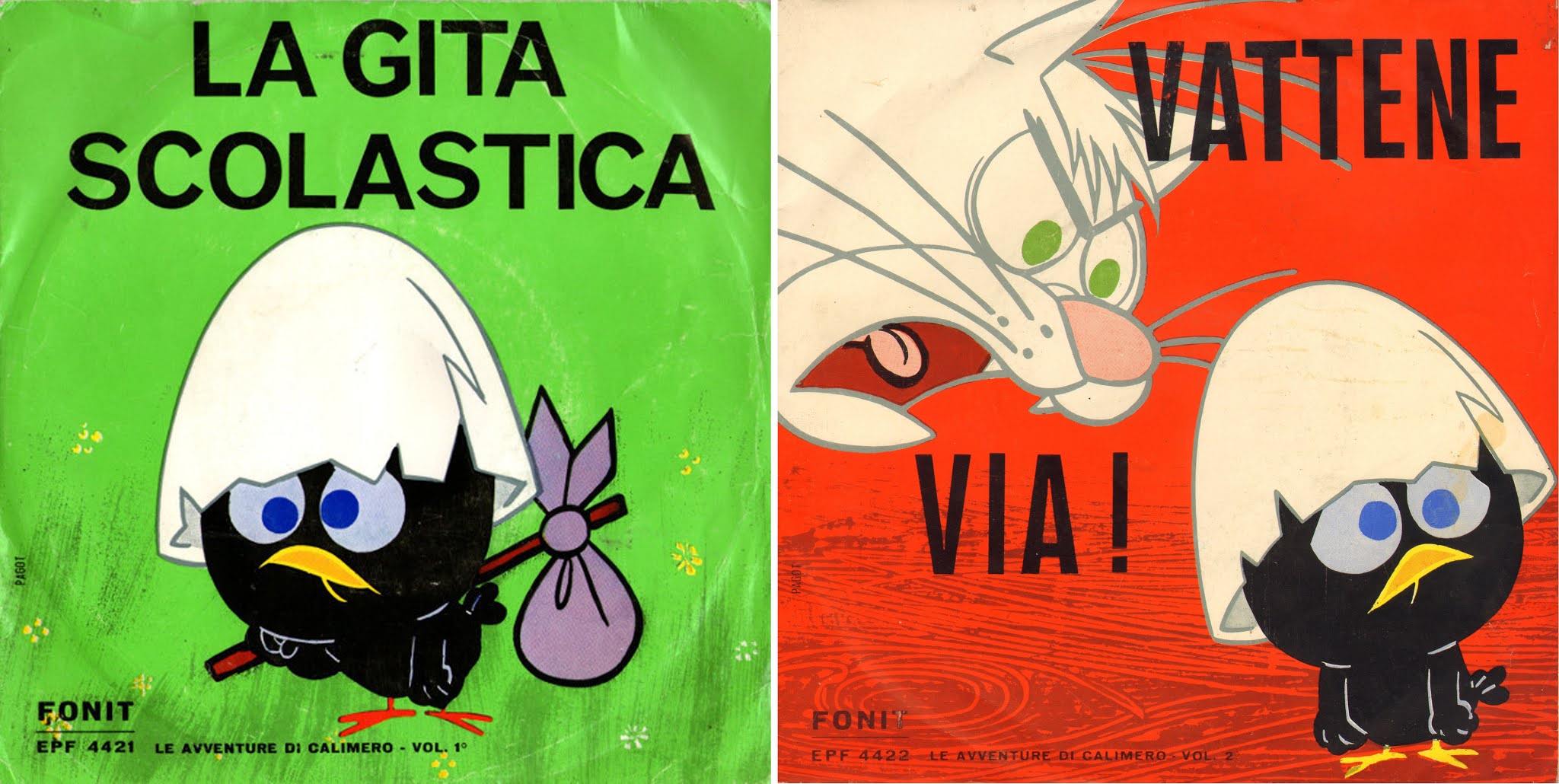 GENERAZIONI e "PICK-UP": CALIMERO, il pulcino nero (personaggio di Nino ...