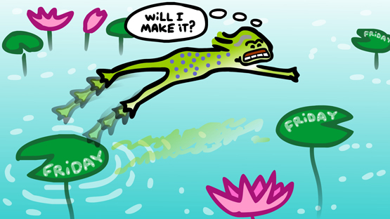 The Animated Woman: Froggy FRIDAY.