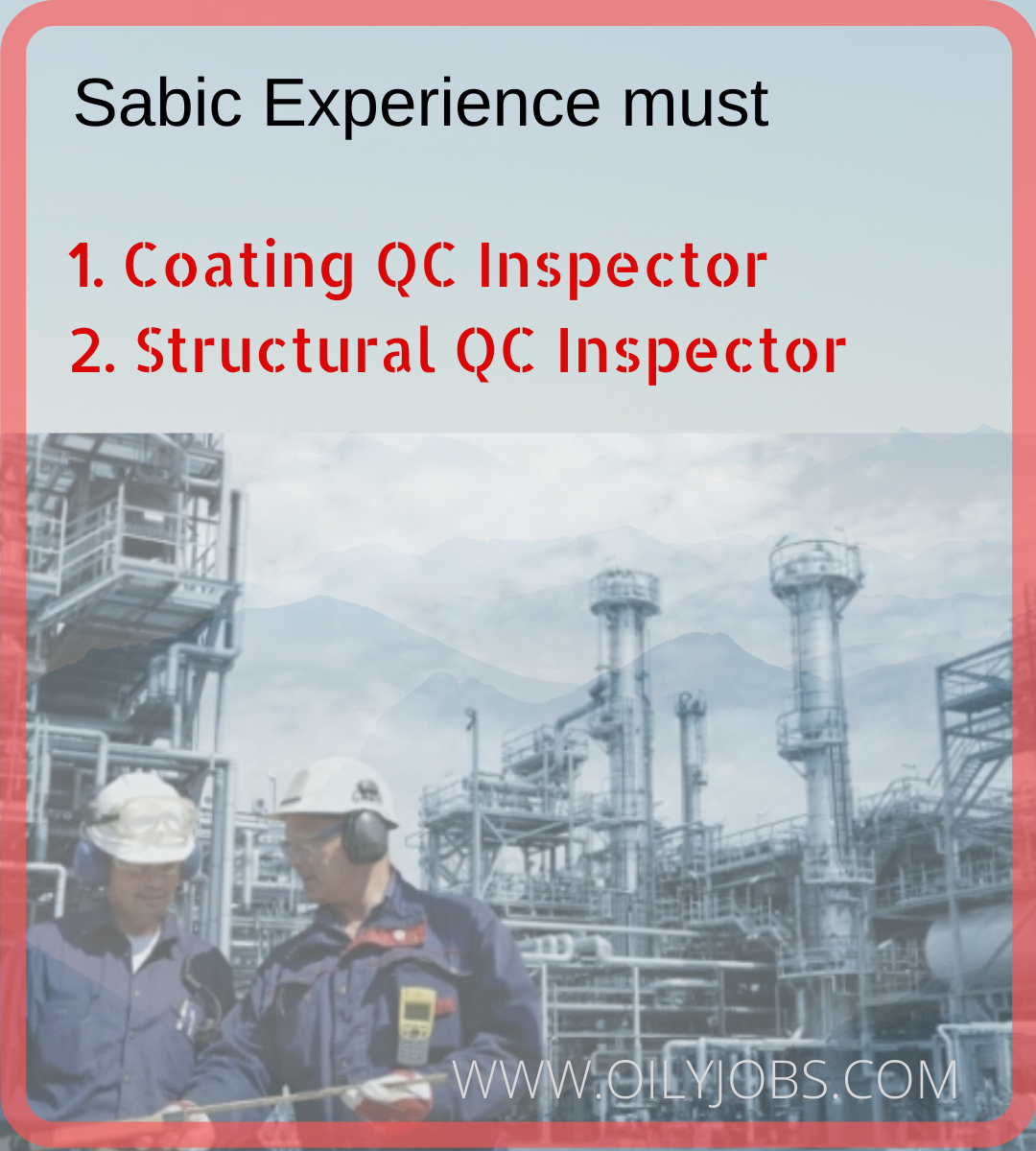 1 Coating QC Inspector 2 Structural QC Inspector 1-coating-qc-inspector-2-structural-qc-inspector