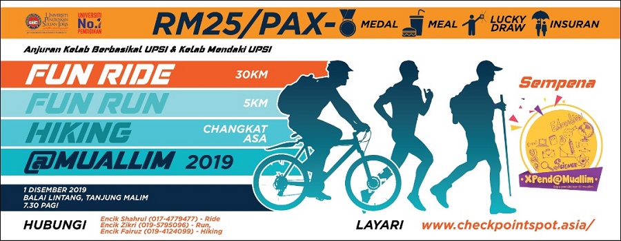 RUNNERIFIC: Fun Ride, Fun Run & Hiking @ Muallim 2019