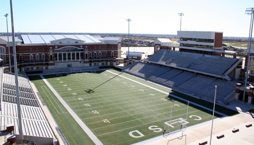 Picture I took of Texas State's home crowd and renovated stadium during ...
