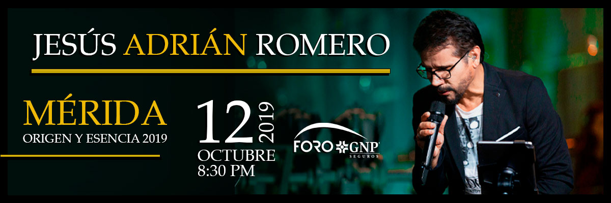 Jesus Adrian Romero en Mérida, México | 12 de octubre de 2019 - EyC ...