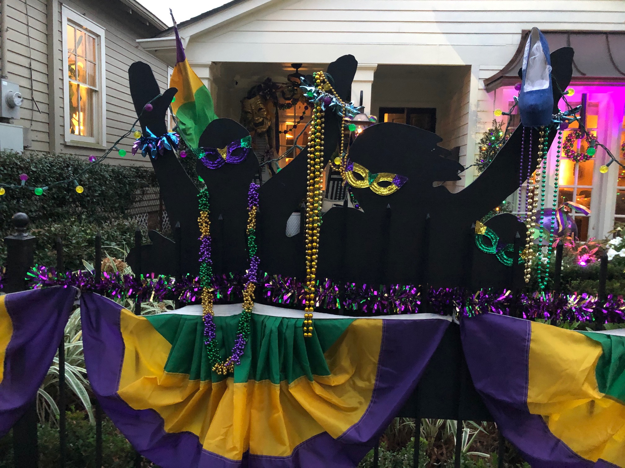 The Uptown Acorn: Mardi Gras Mambo: Acorn Cottage Facade