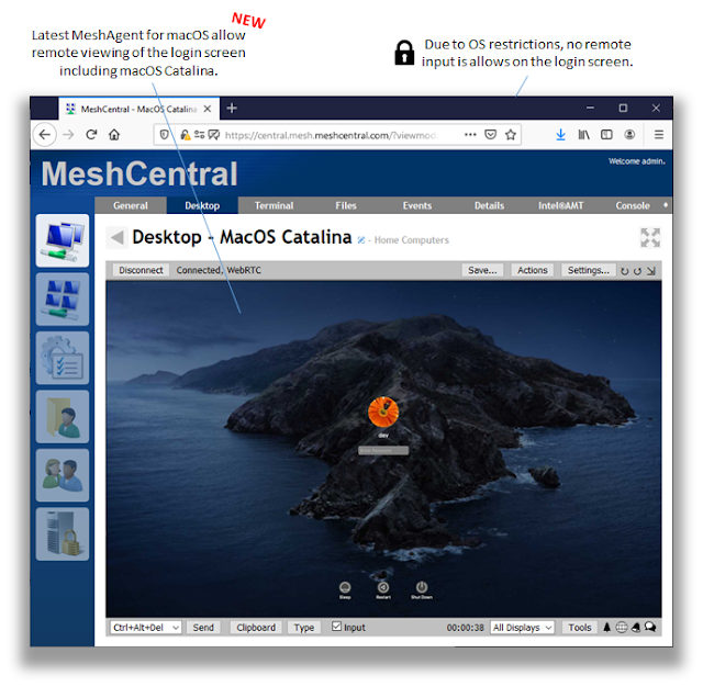 MeshCentral - Improved Access Control, Batch Operations, User Consent ...