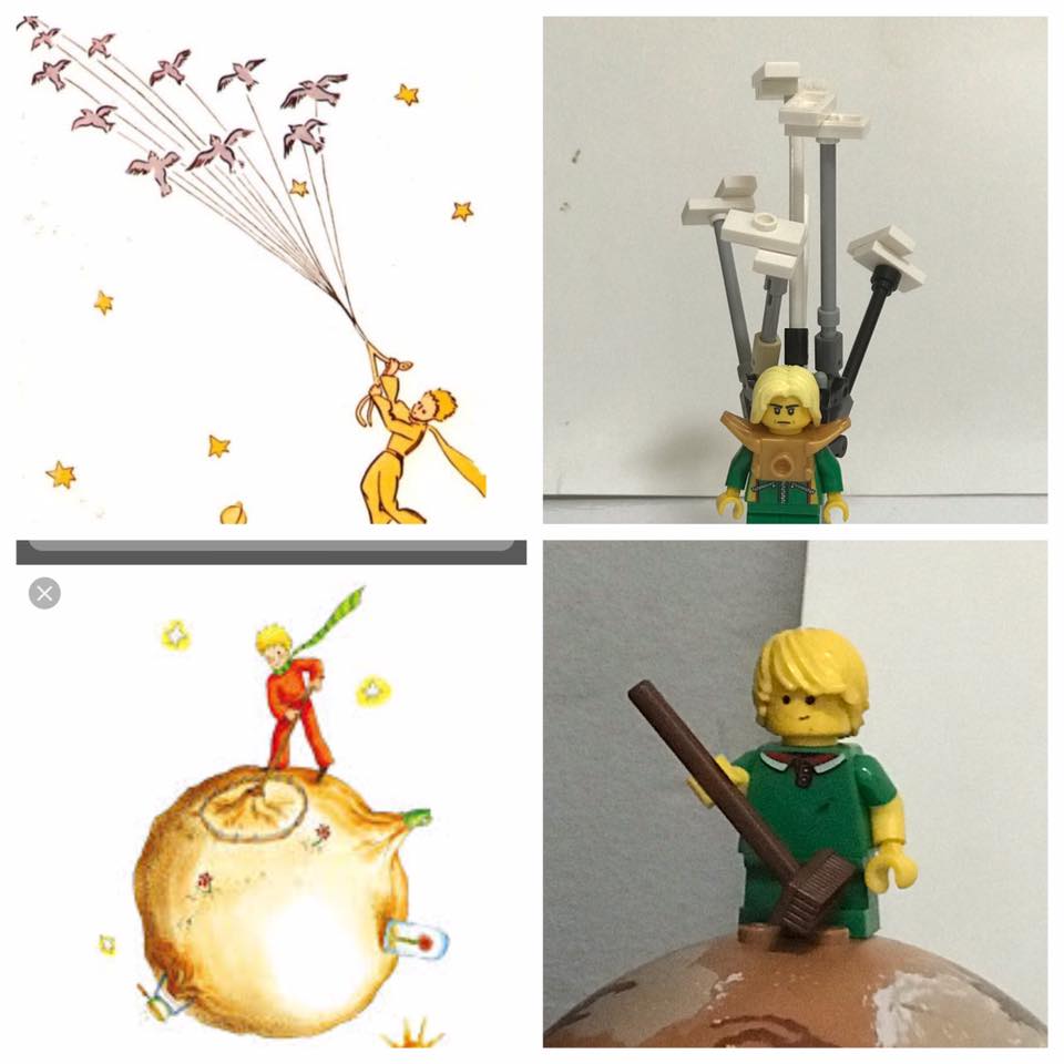 The little prince - LEGO sculpture