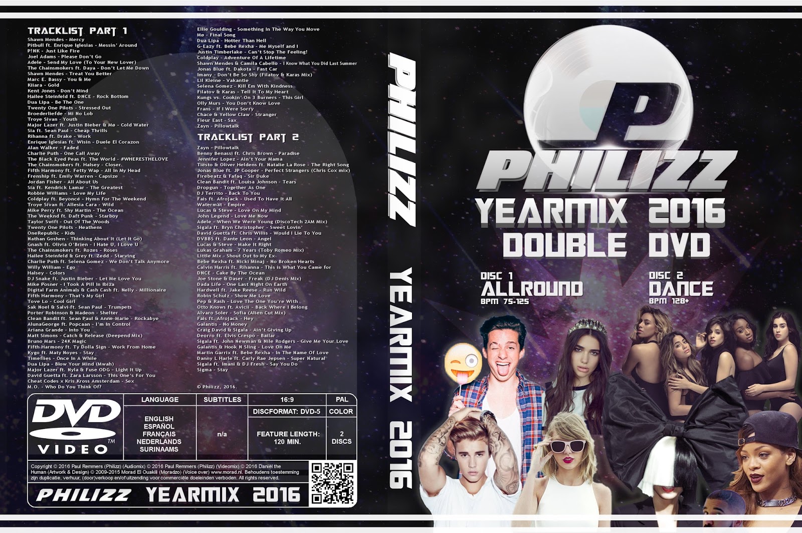 Philizz Video Yearmix 2016 Part 1 y 2 Video ~ Mundo Mix