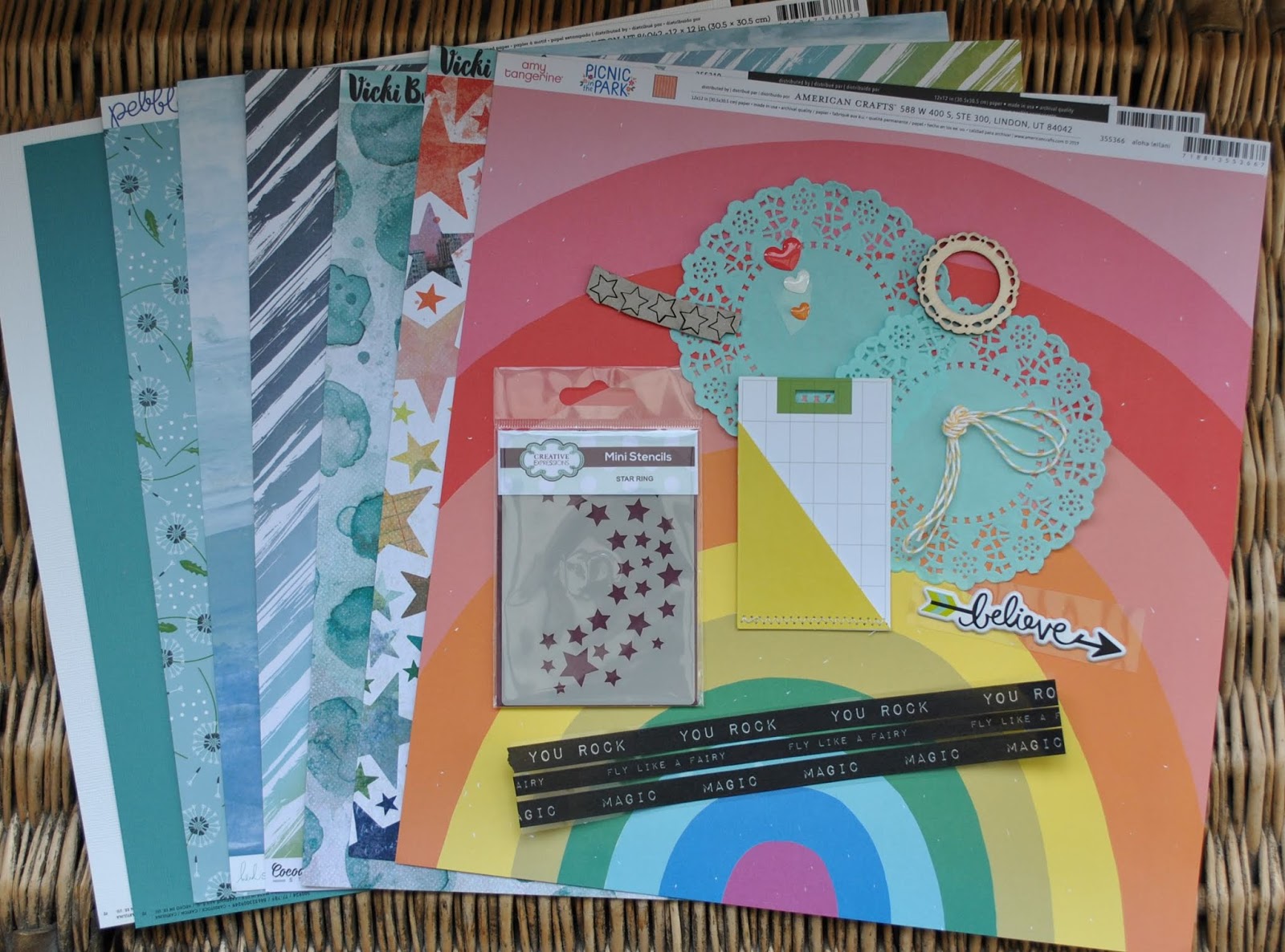 Scrap, Paper, Scissors: June Papermaze Kit