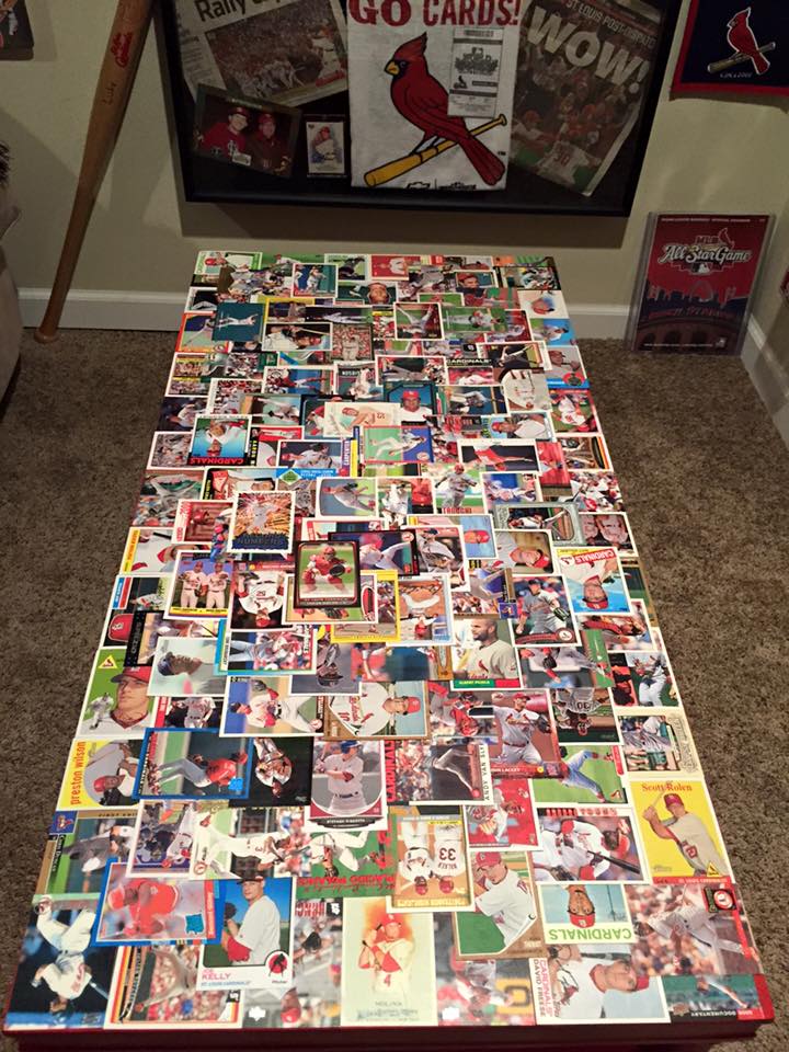 Baseball Card Table Top Diy at Deidra Mckoy blog