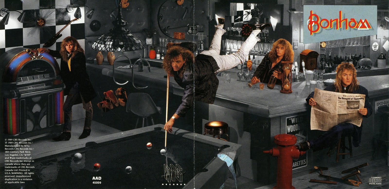 Combe do Iommi ®: Bonham - The Disregard Of Timekeeping [1989]