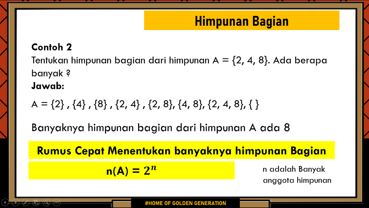 Bab 2. Himpunan : A. Menyatakan Suatu Himpunan, dan Macam-Macam ...