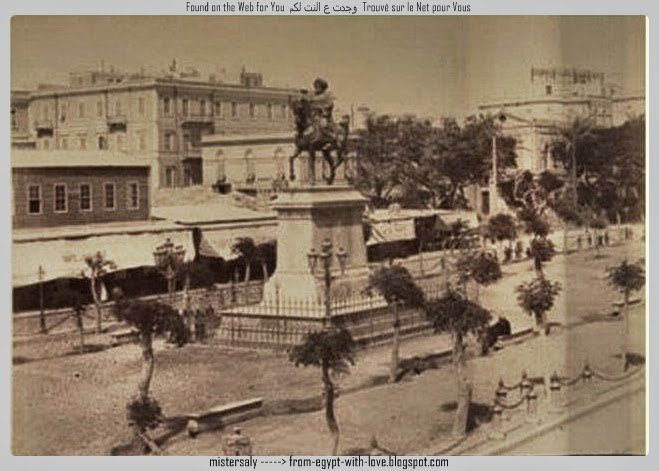 From Egypt With Love: Mansheya Square Alexandria from 1857