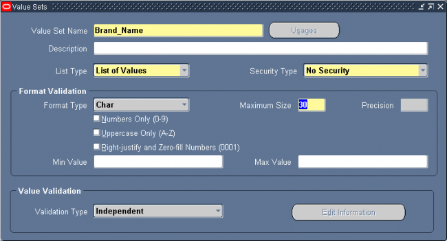 Oracle Inventory Flexfields Implementation « Learn Oracle