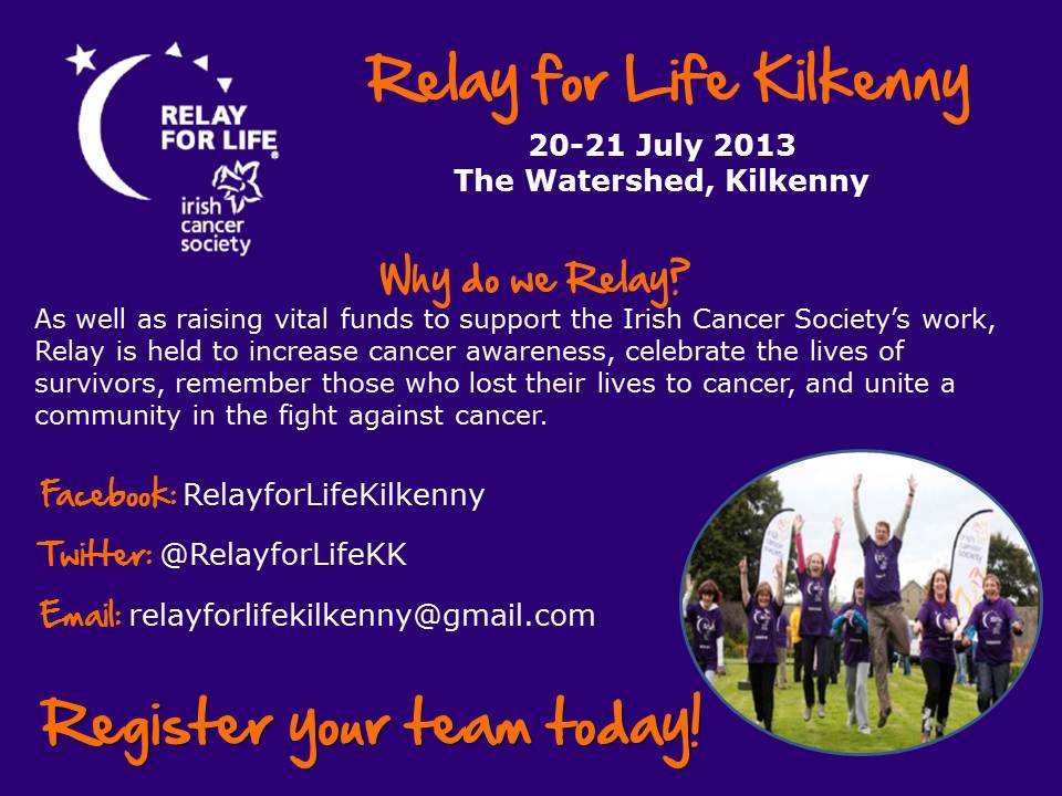 Relay for Life Kilkenny: Thank you InfoTV and St Canice's Credit Union!