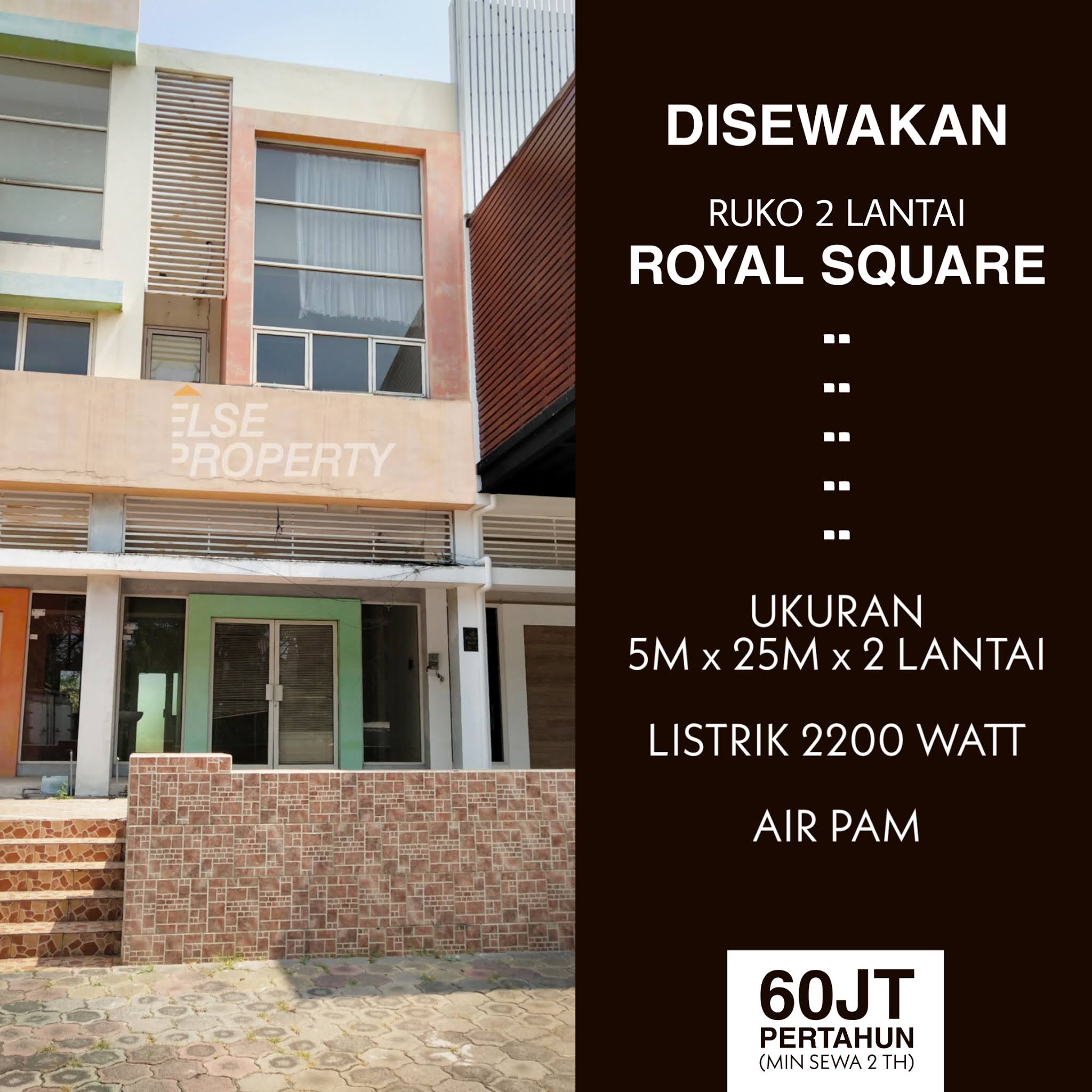 Disewakan Ruko 2 Lantai di Royal Square Marina, Semarang - Holiproperty