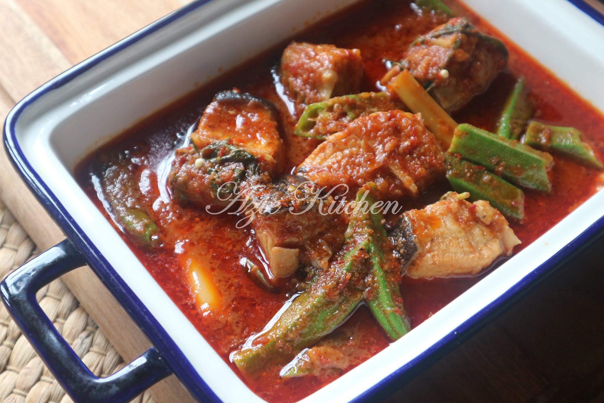 Asam Pedas Ikan Kari Yang Sangat Sedap - Azie Kitchen
