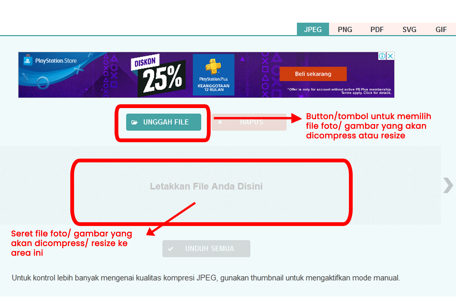 Cara Mudah Compress Atau Resize (Mengecilkan) Ukuran Foto/ Gambar yang ...
