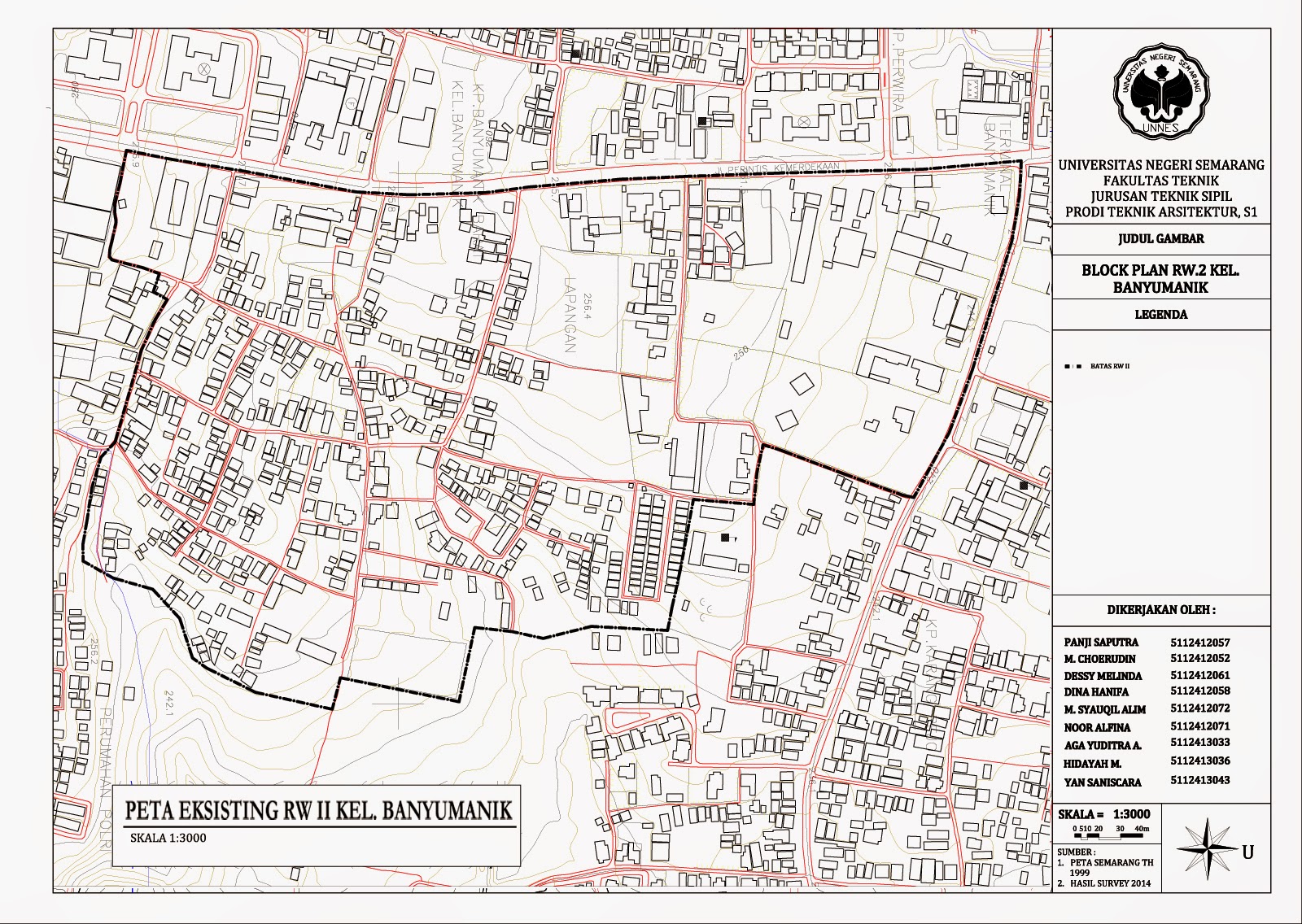 YuditrArch: Perencanaan Sarana Prasarana Permukiman Kel.Banyumanik RW ...
