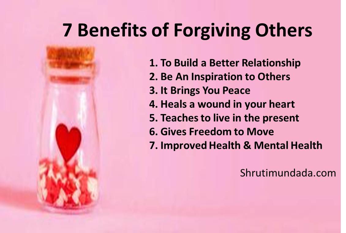 7 Benefits of Forgiving Others दूसरों को क्षमा करने के 7 लाभ