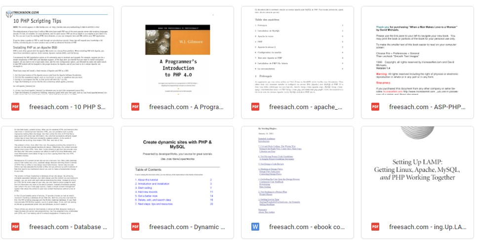 Top 20 php mysql free ebooks
