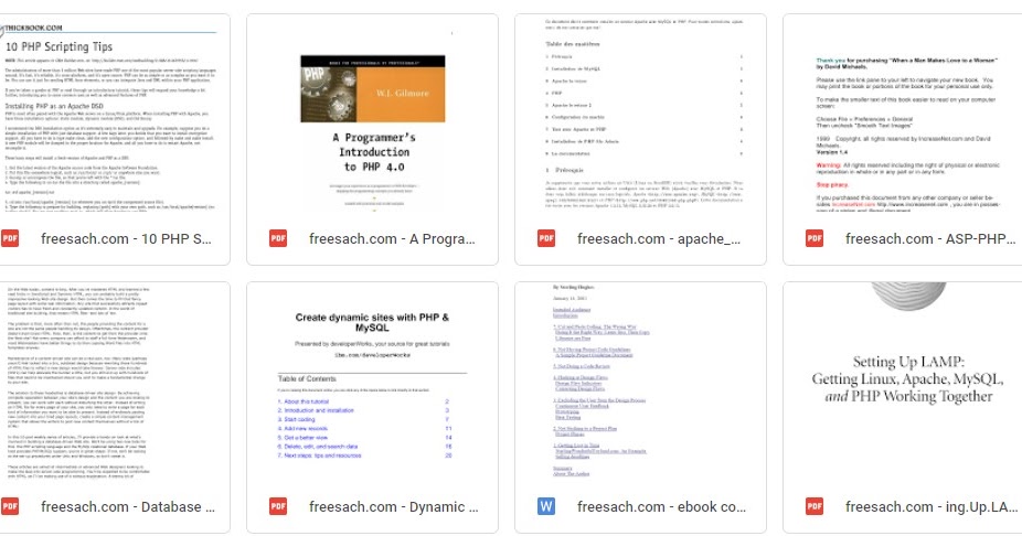 Top 20 php mysql free ebooks