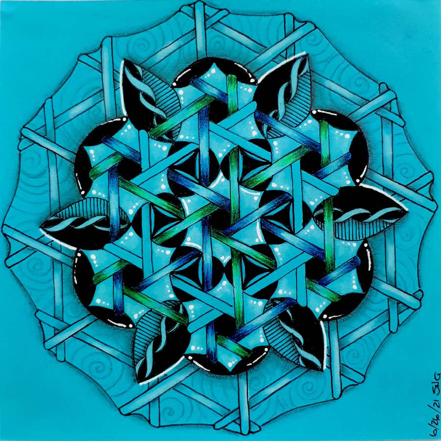 100 Days of Zentangle; Neurographics; Square One; New Tangle ...