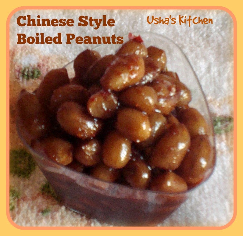 USHA'S KITCHEN: My Recipe for Chinese boiled Peanuts..