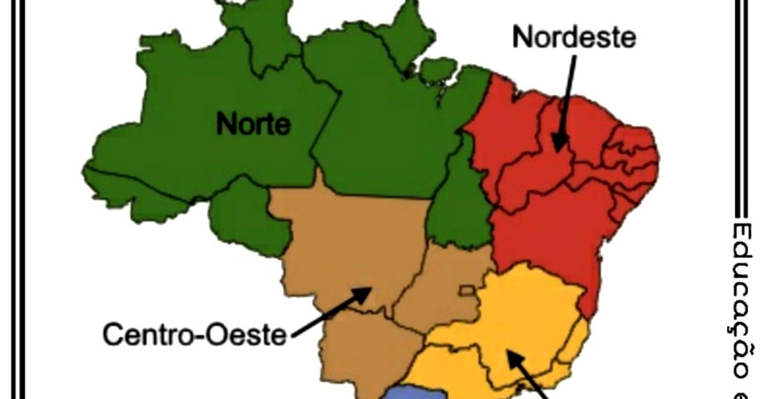 Regiões do Brasil Apostila com as características de cada região do ...