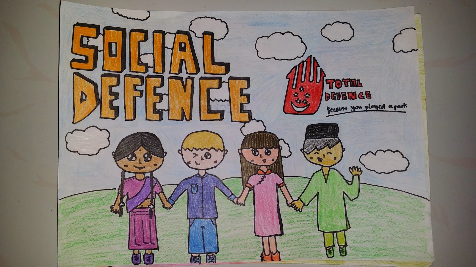 GUIDES FTW FTW~: TOP 3 entries of Total Defence Badge Work Poster