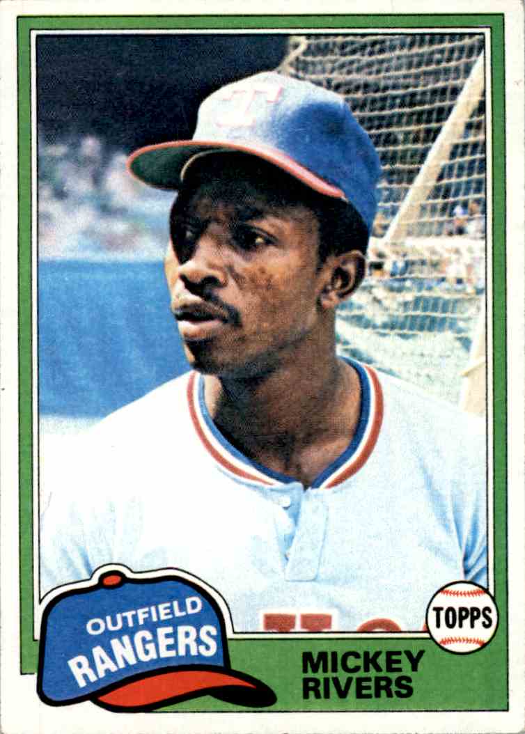 Baseball Cards Come to Life!: 1981 Topps Mickey Rivers