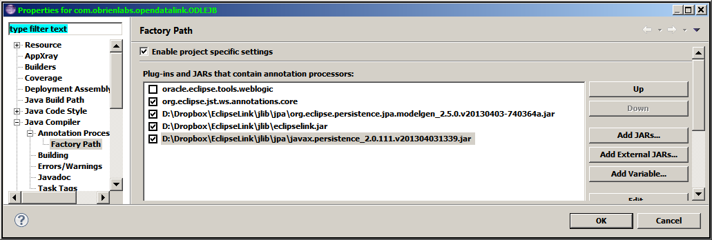 Jpa Persistence Eclipselink Jpa On Oracle Weblogic 12c With A Jax Rs