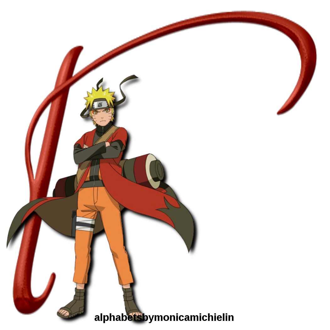 M. Michielin Alphabets: NARUTO CARTOON ALPHABET PNG, #naruto