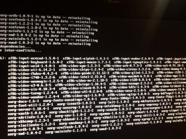 How to install x window system (X11) on Archlinux