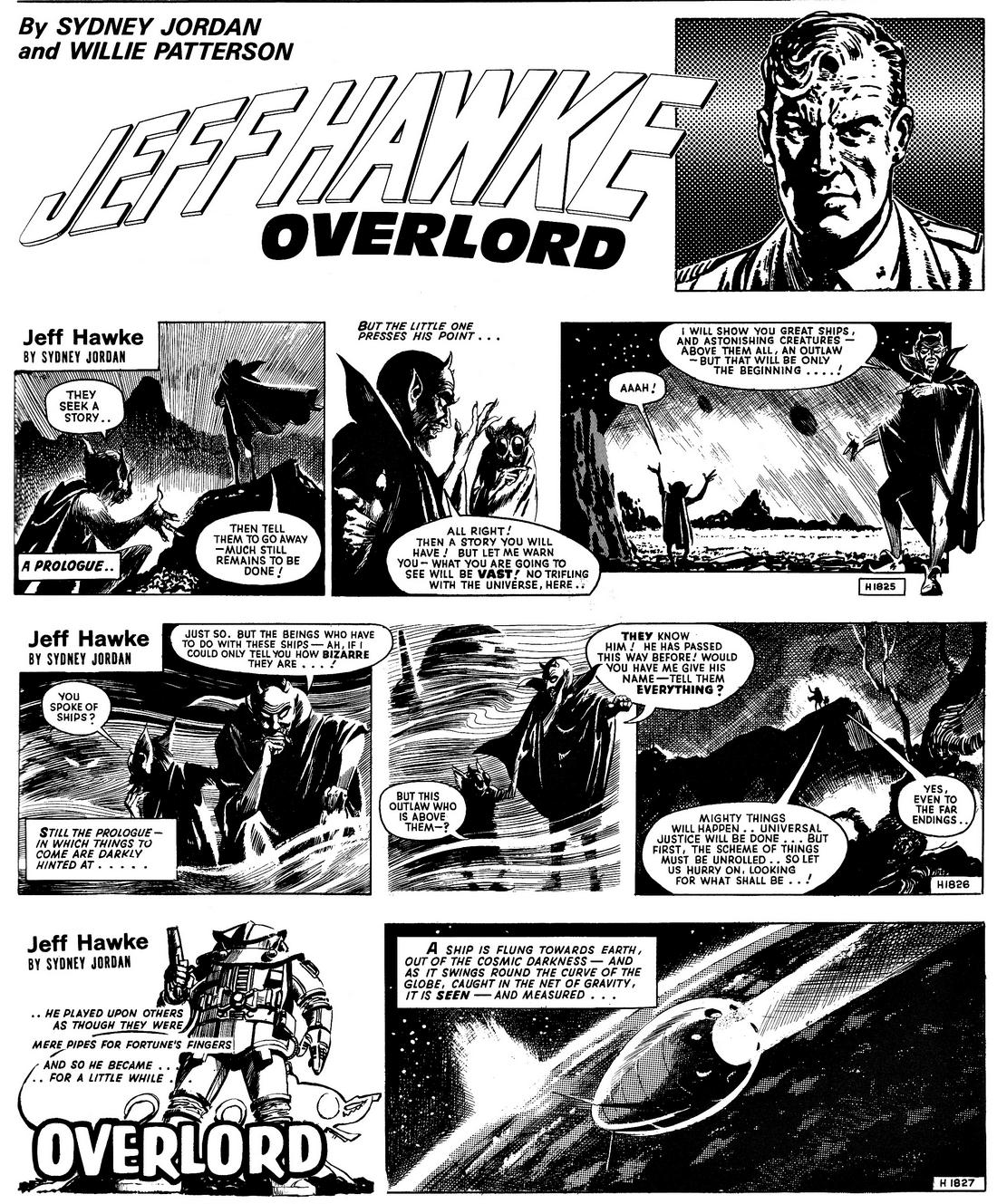 Hairy Green Eyeball 3: Jeff Hawke — UK Science Fiction comic strip ...