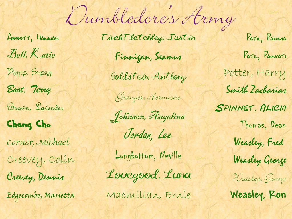 Dumbledore's Army