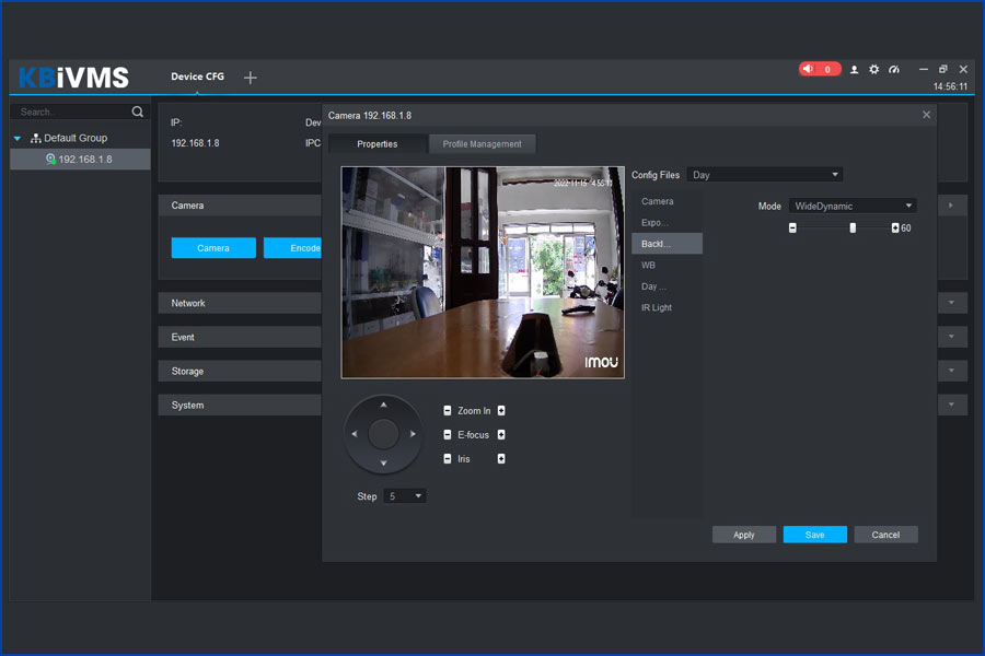 Hướng dẫn bật chống ngược sáng (DWDR) trên Camera IMOU