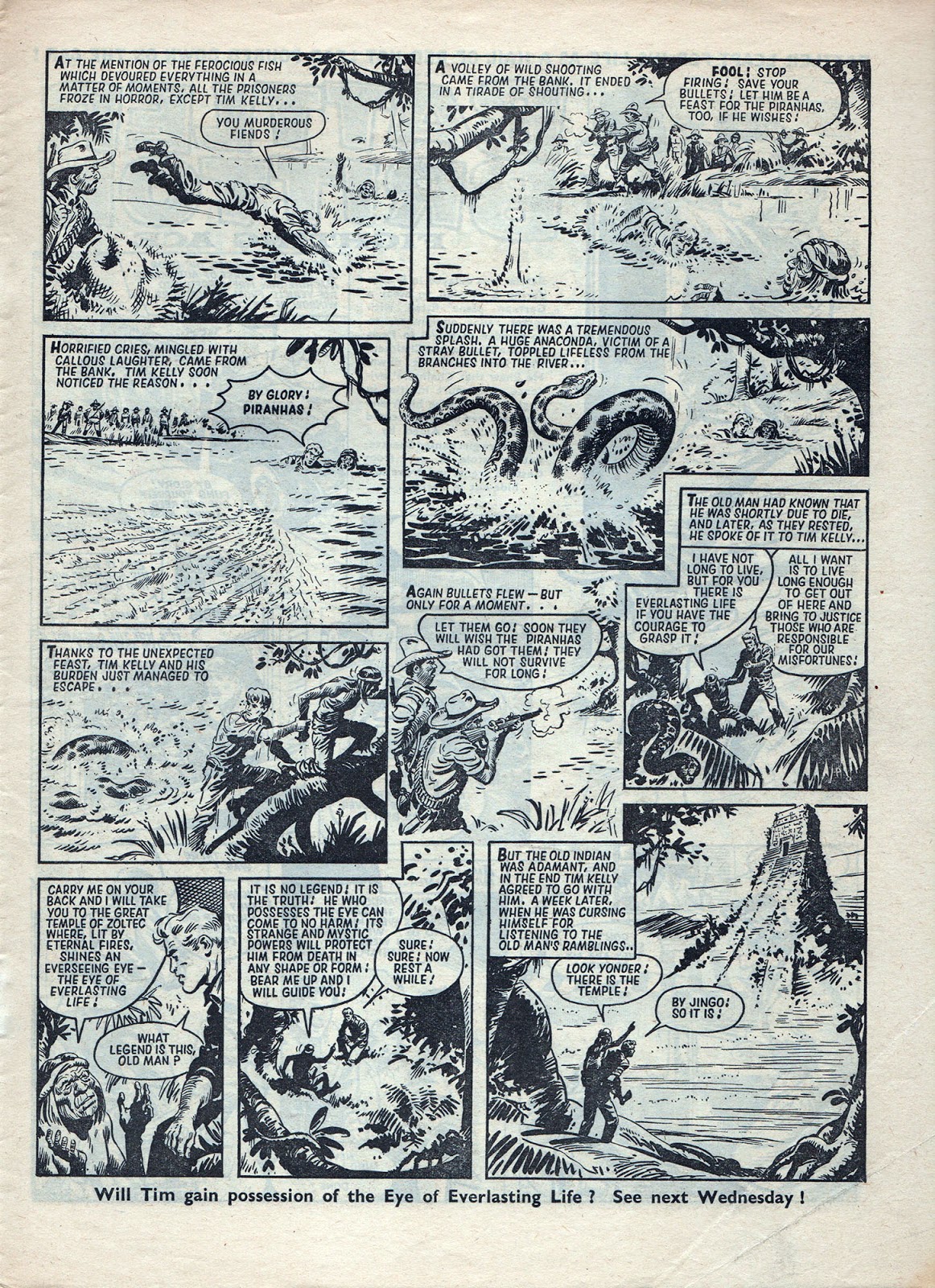 COMICS FROM BLIGHTY: KELLY'S EYE - THE EYE OF ZOLTEC PART 1