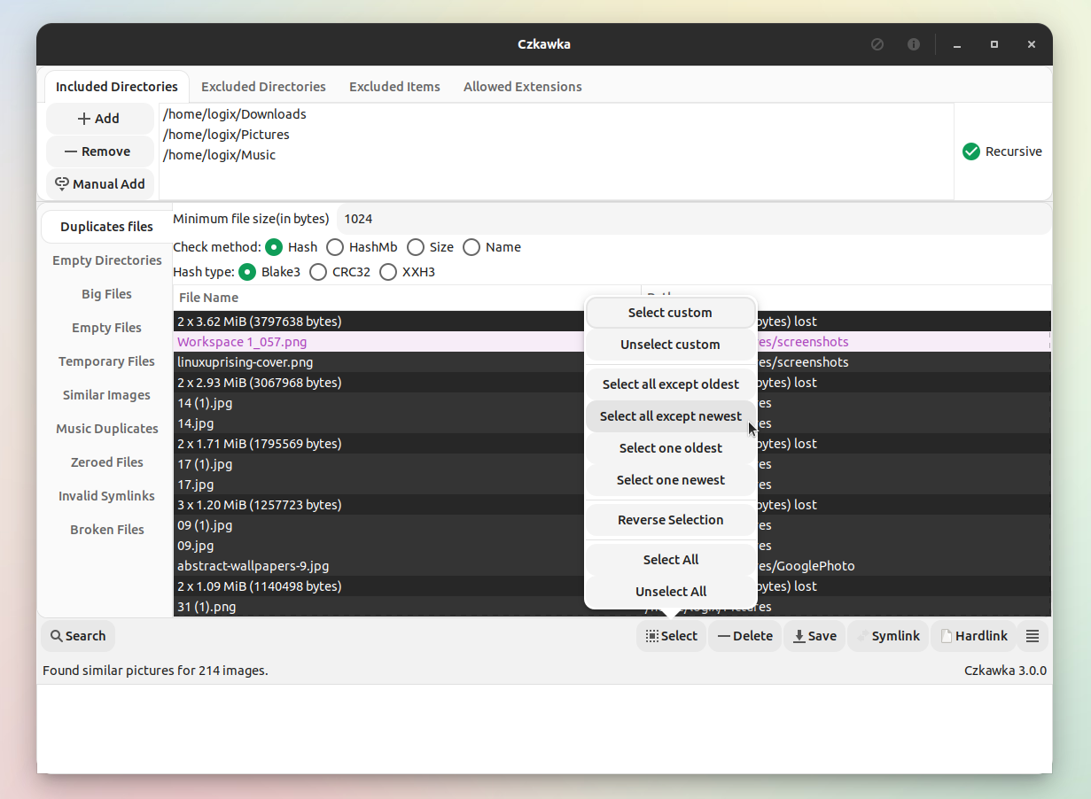 Find And Remove Duplicate Files, Similar Images And More With Czkawka (FSlint Alternative ...