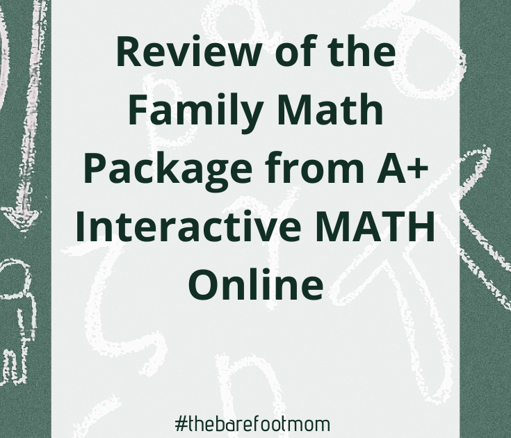Review of the Family Math Package from A+ Interactive Math Online