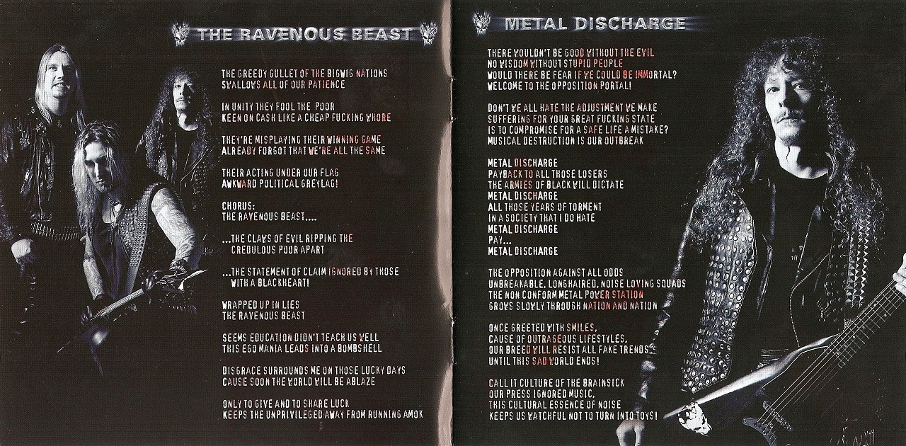 Cries from the Quiet World: Destruction "Metal Discharge"