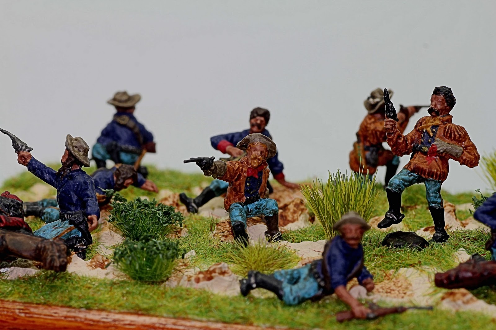 Michael's 1/72 Figuren: Custer's Last Stand finish
