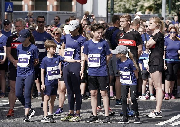 Princess Mary and her children participated in Royal Run in Copenhagen