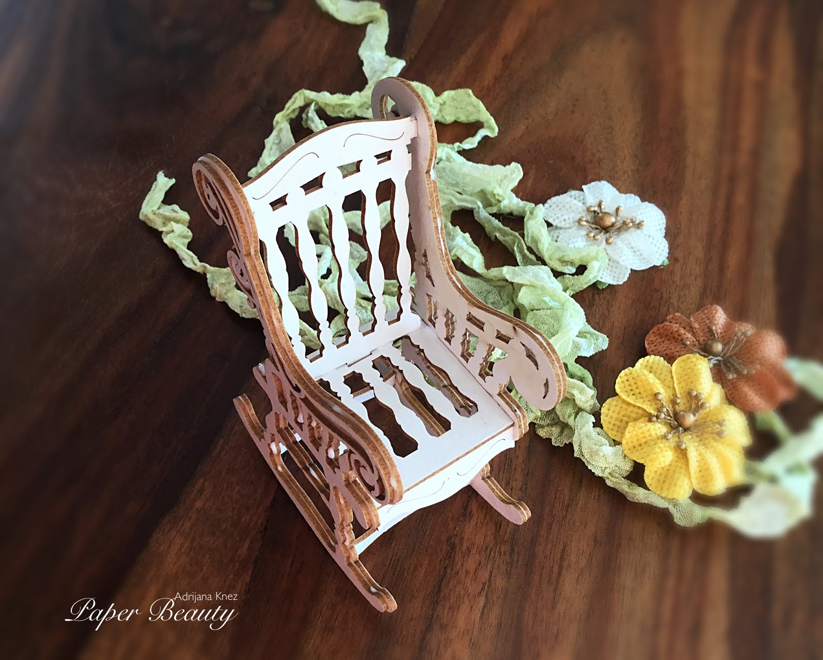 Paper Beauty AK: Step by Step Photo Tutorial “3D Rocking Chair” for ...