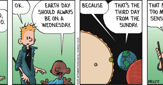 Kleefeld on Comics: On Strips: Earth Day 2016
