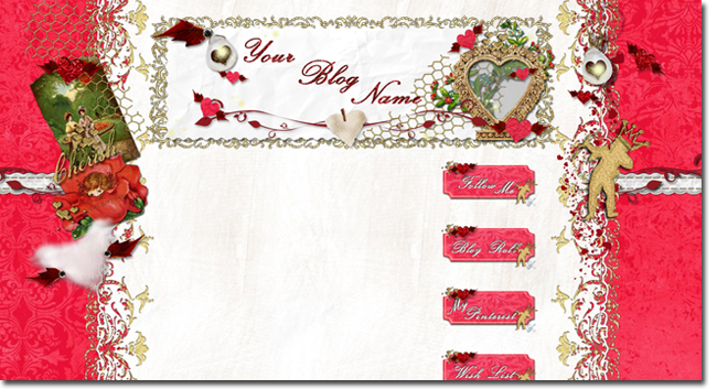 Plumrose Lane - Themes: Gilded Love - blog theme