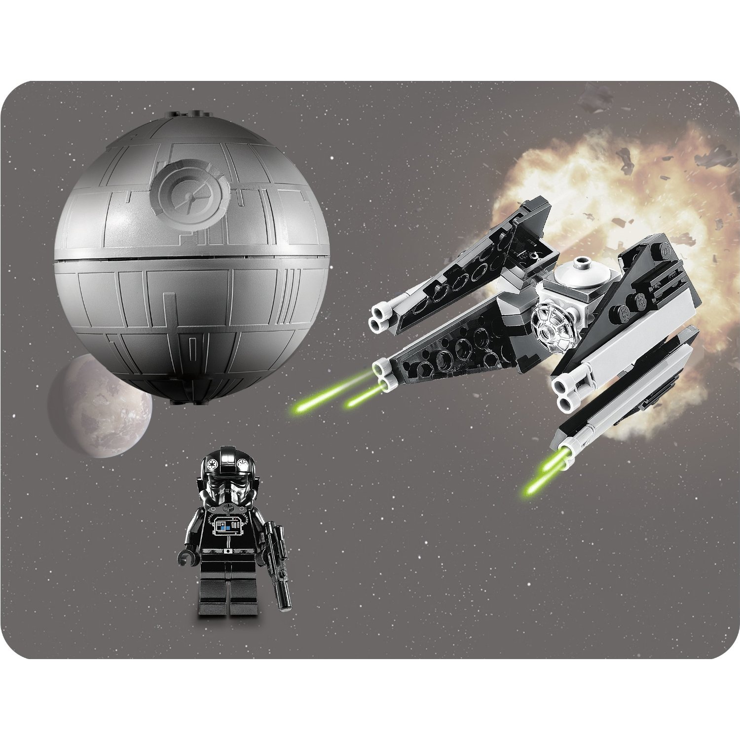 LEGO gosSIP: 211111 LEGO 9676 TIE Interceptor & Death Star box art and ...