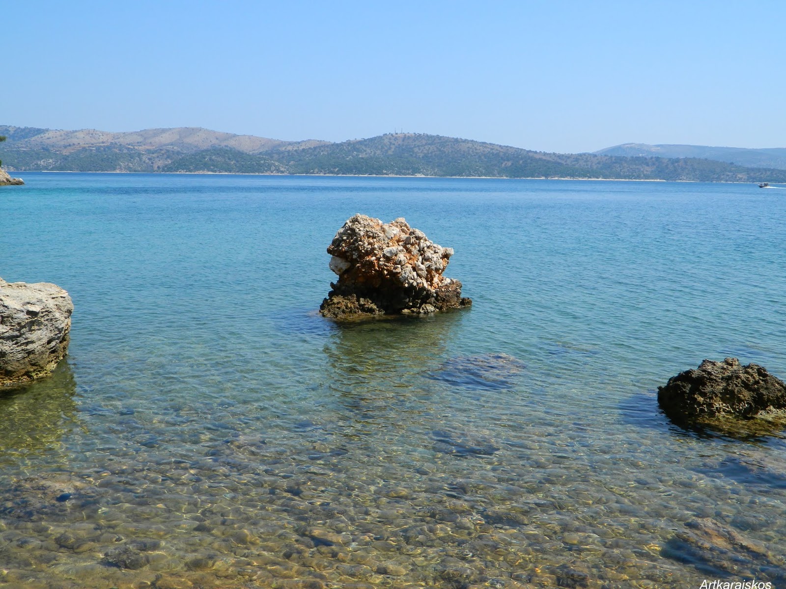 Η παραλία του Αγ Νικολάου Αστακός Αιτωλοακαρνανίας((φωτο) - ΜΠΑΜΠΙΝΗ ΙΝ