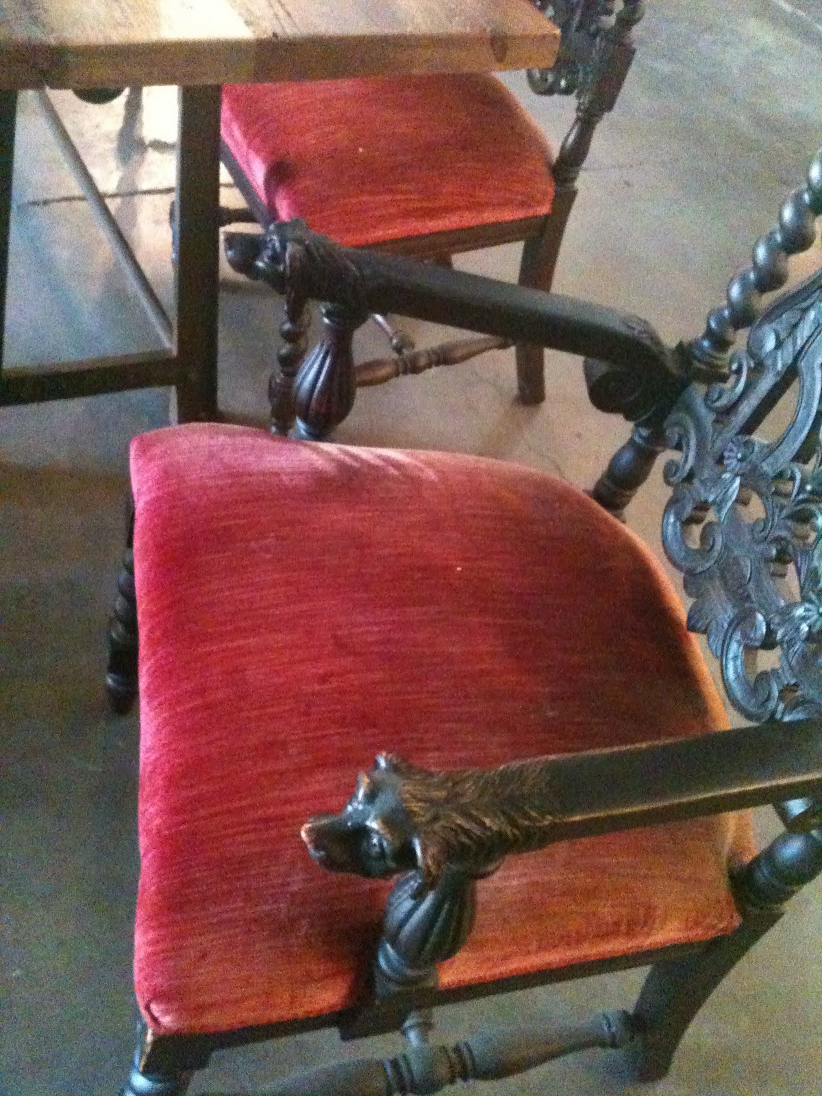 Silver Fox Architectural Salvage L.A.: Alexander Roux Handcarved Dining ...